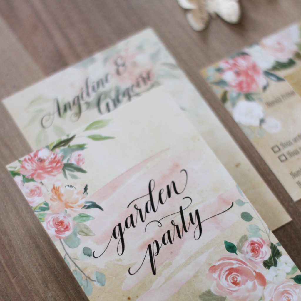 Faire-part – Gold calligraphie | Spiritus Naturae